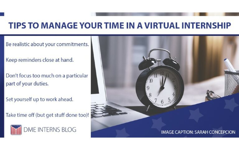 How to Manage Time in a Virtual Internship - VSFS DME Internship