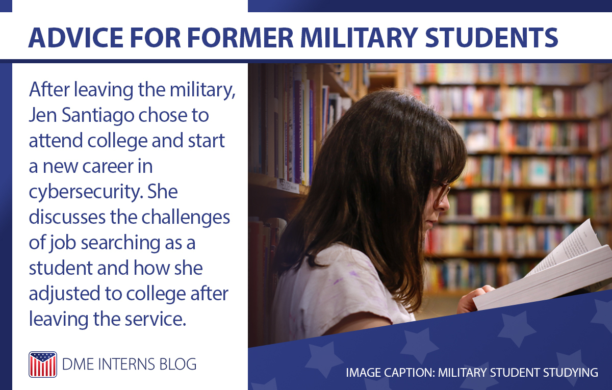 Back to School: Advice for Former Military Students - VSFS DME Internship